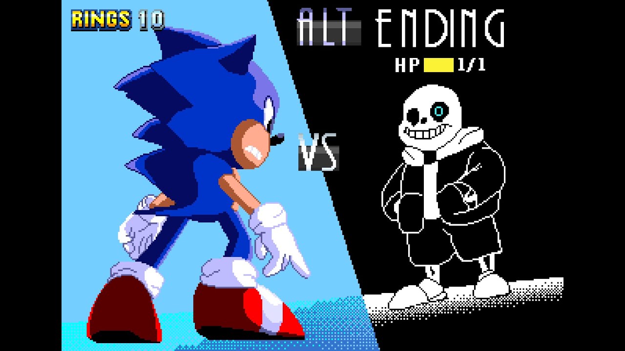 (Sonic and Undertale Animation) Sonic vs Sans REMAKE - Alternative ...