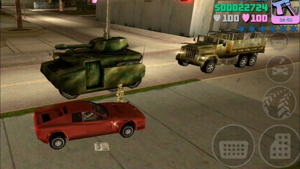 GTA vice city steal tank mission 19 : Army Tank In GTA Vice City: 19 ...