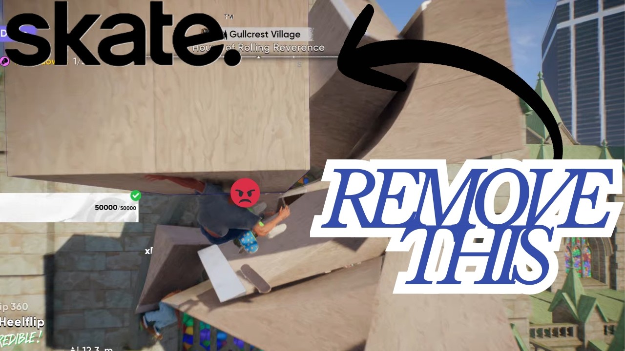 How to REMOVE Other Player RAMPS in Skate 4 - YouTube