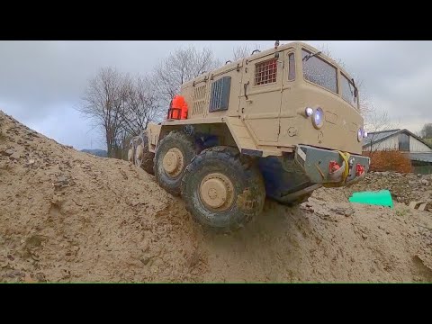 SPECIAL RC MAZ 537 MAMMOTH IN ACTION! STUNNING RC VEHICLES ! SCANIA 6X6 ...