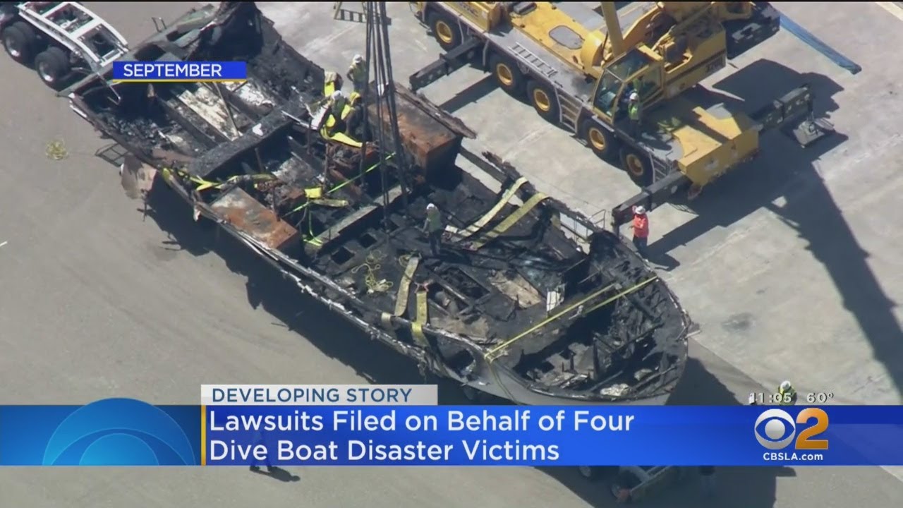 Lawsuits Filed On Behalf Of 4 Dive Boat Fire Victims - YouTube