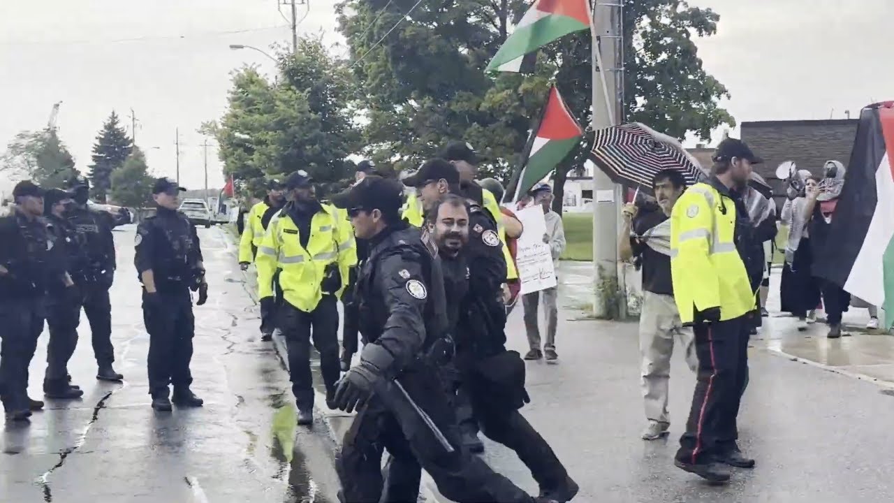 Arrests Made At Pro-Palestine Protest Outside The Friends of Jesus ...