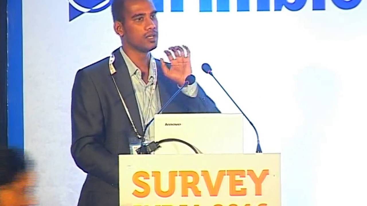 Shri Yeshwanth Reddy, Co-founder, COO, Aarav Unmanned Systems @ Survey ...