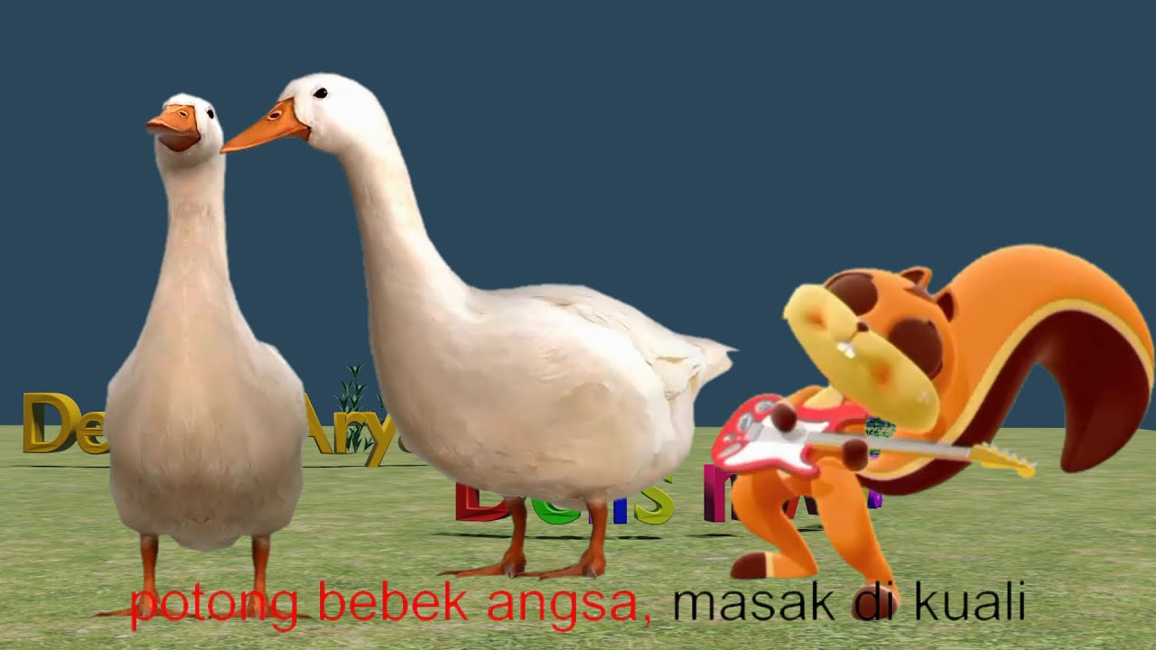 Lagu Potong Bebek Angsa Lagu Anak Anak Populer Bebek Ayam Kucing Sapi ...