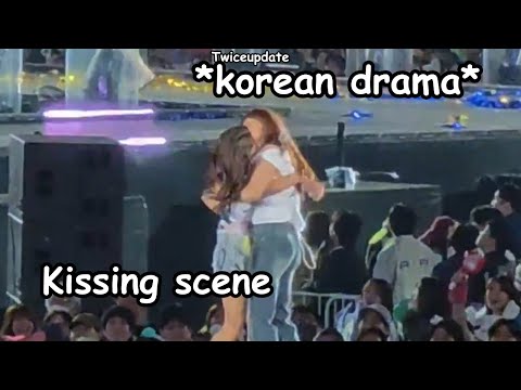 twice jihyo & jeongyeon kissing scene ft twice being comedian & dorks