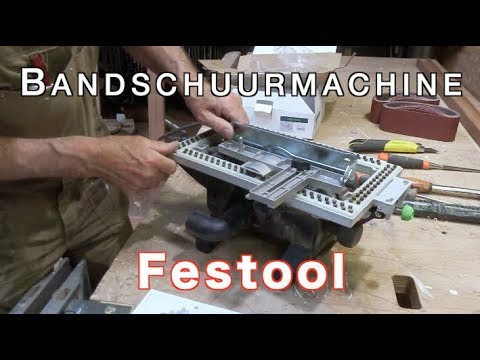 Timmertip 1068 Festool bandschuurmachine type BS 75E - YouTube