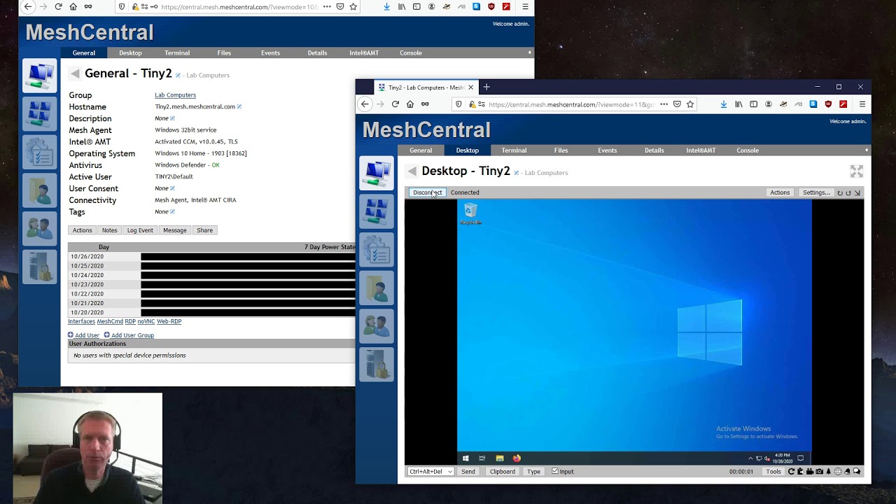 MeshCentral - Intel AMT management - YouTube