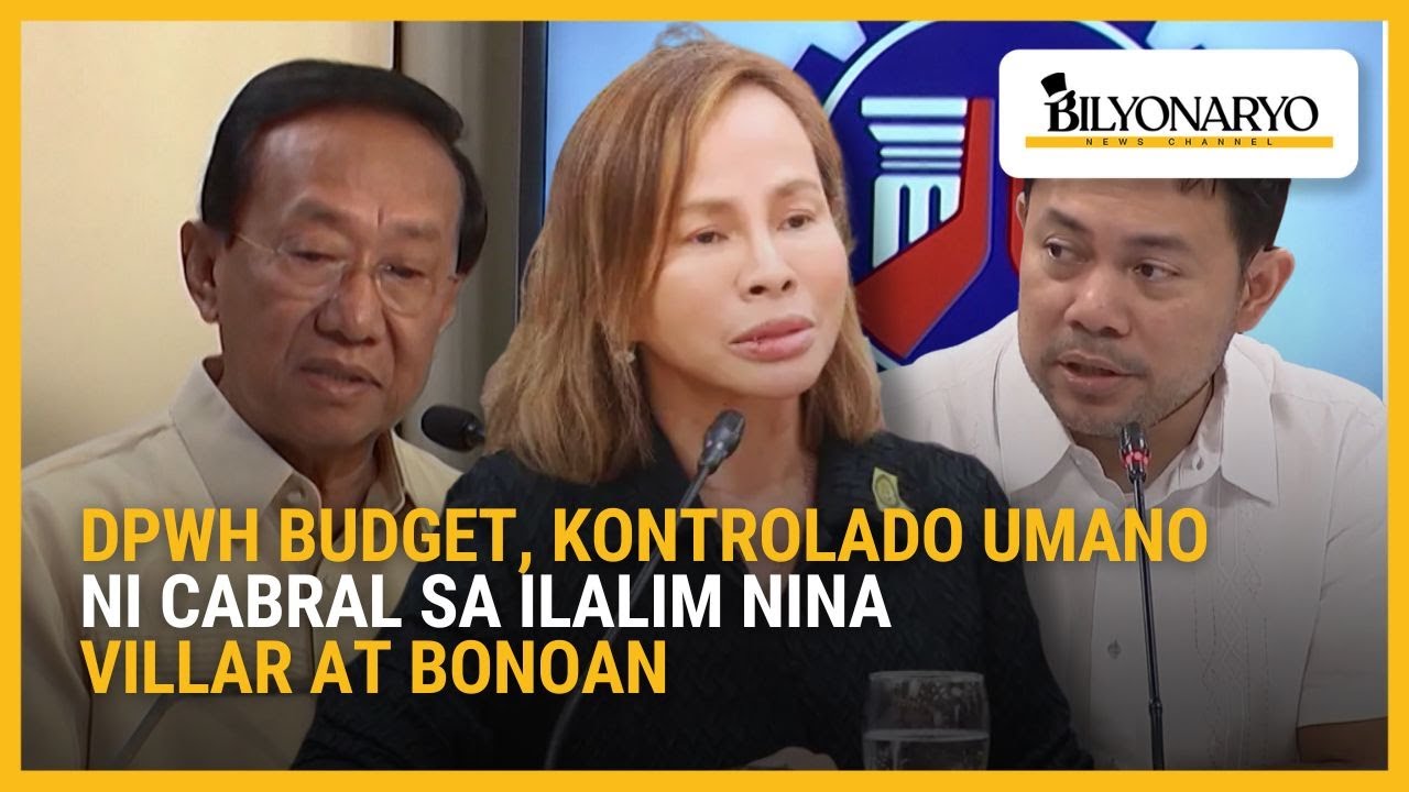 DPWH budget, kontrolado umano ni Cabral sa ilalim nina Villar at Bonoan ...