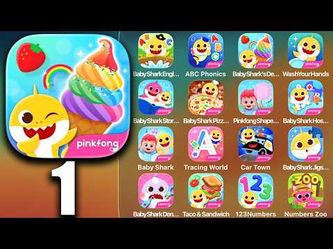 Pinkfong Baby Shark Dessert Shop: Game - New Game Update - Gameplay Review (iOS,Android) Part 1