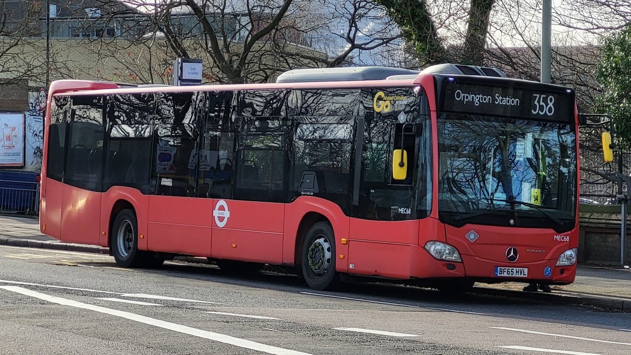 *GOING SOON + KICKDOWN* Journey on the London Bus Route 358 Citaro ...