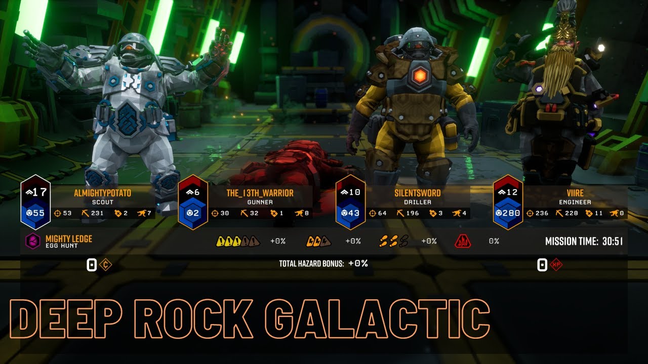 Deep Rock Galactic - Viire, Silent Sword, Texan Bugs Bunny, Otheym ...