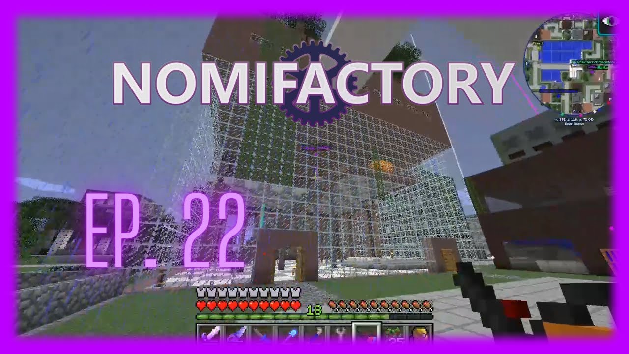 Automatizando Crafteos Y Limpiando Los Alrededores || Nomifactory Ep ...