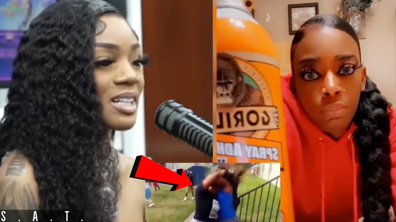 Glorilla VS Gorilla Glue Girl? 😳 (YOU MUST SEE THIS) - YouTube