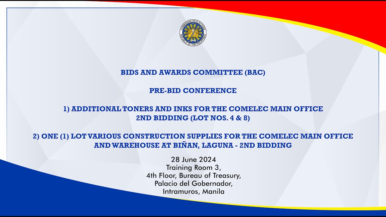 Bids and Awards Committee (BAC) - YouTube