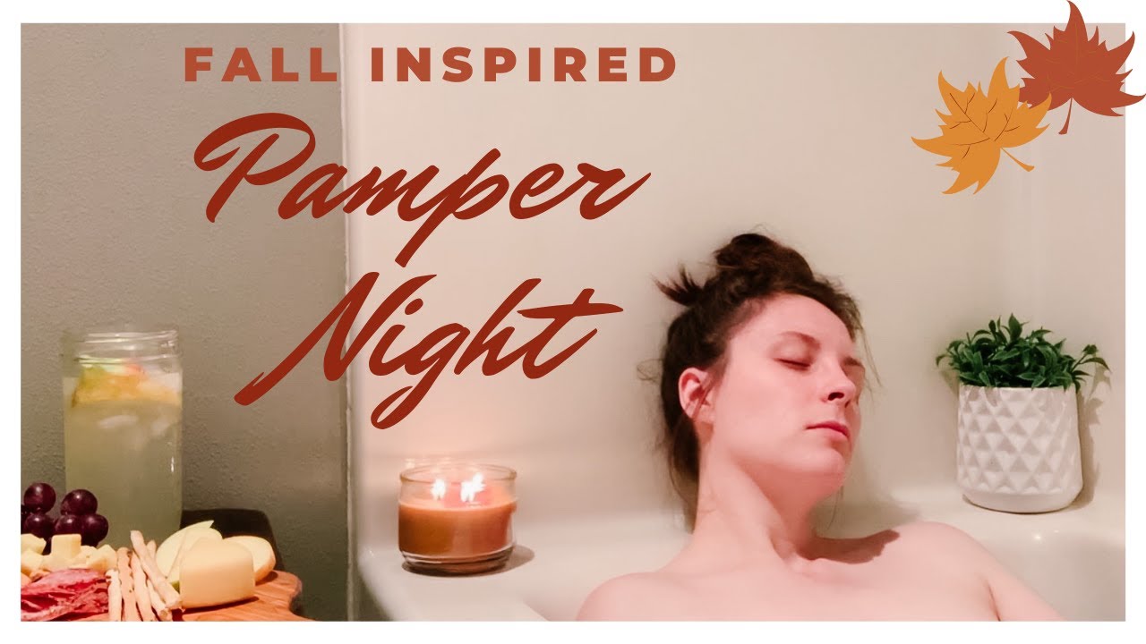 PAMPER NIGHT // AUTUMN INSPIRED RELAXATION // Pregnant Momma - YouTube