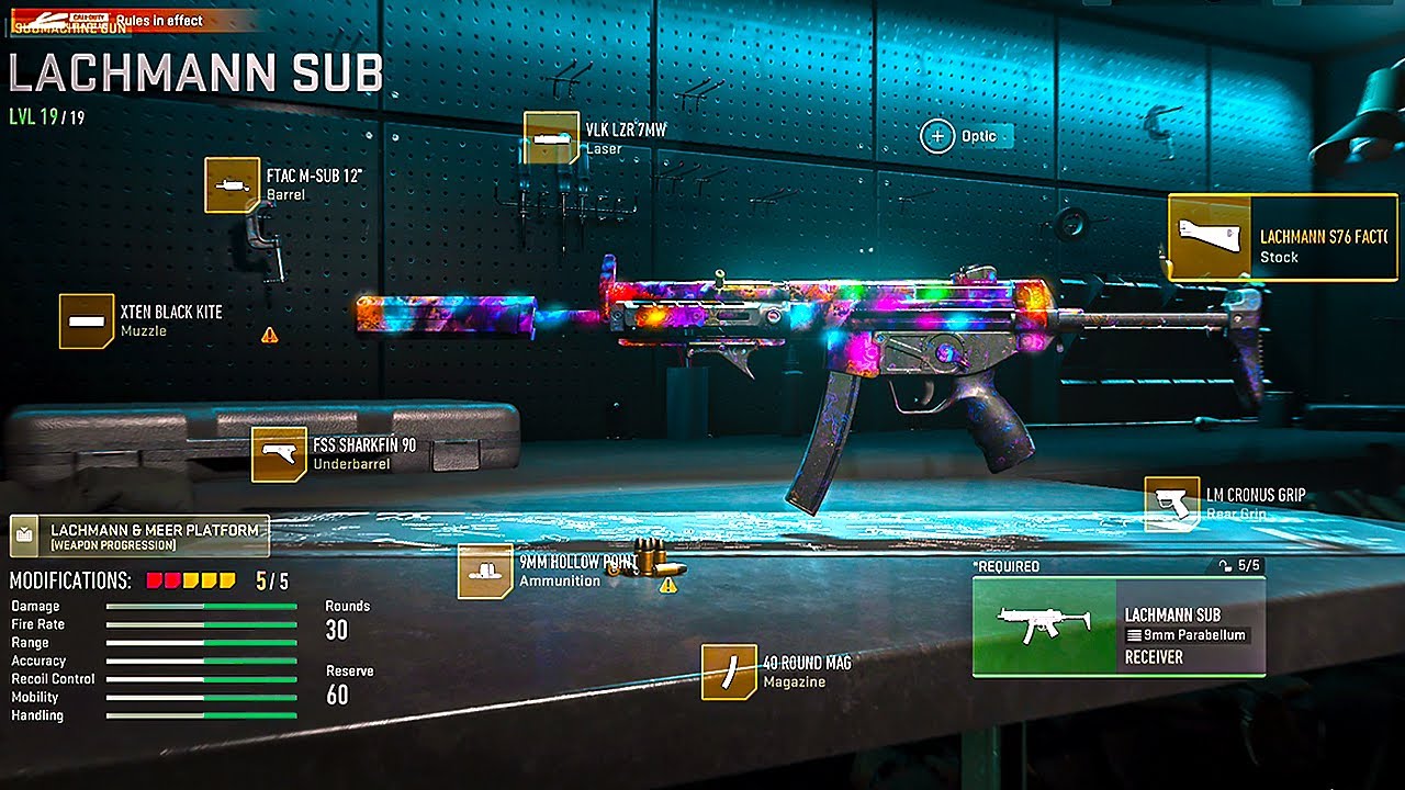 #1 LACHMANN SUB in Modern Warfare 2 🤯 (Best Lachmann Sub Class Setup ...