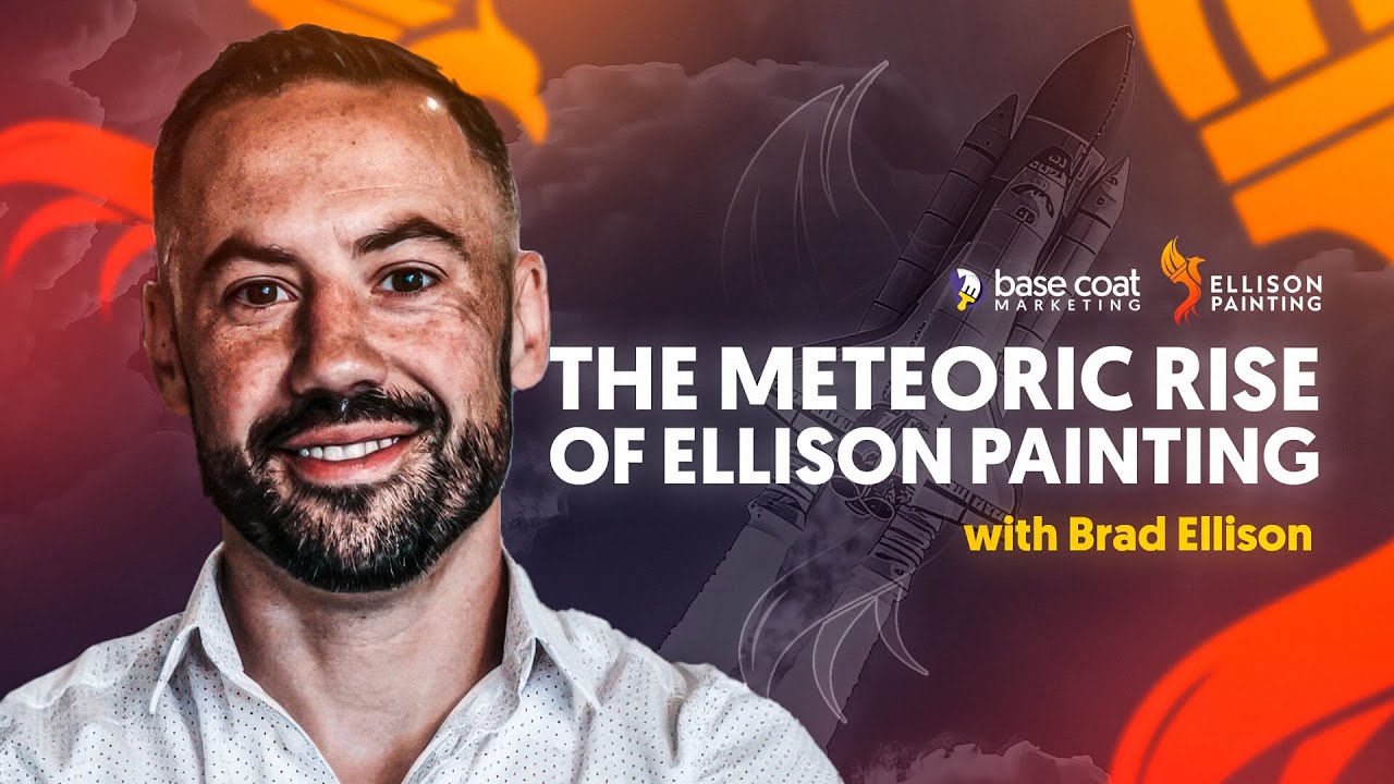 Brad Ellison: The Meteoric Rise of Ellison Painting - YouTube