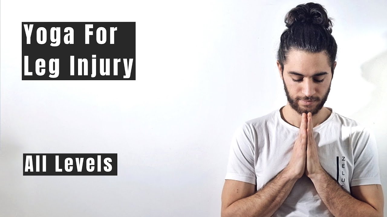 Yoga in a Cast (Gentle flow for Leg Injury) - YouTube