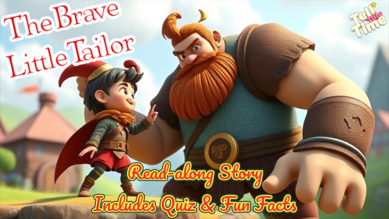 Read-along Kid's Story | The Brave Little Tailor | Includes Quiz & Fun ...