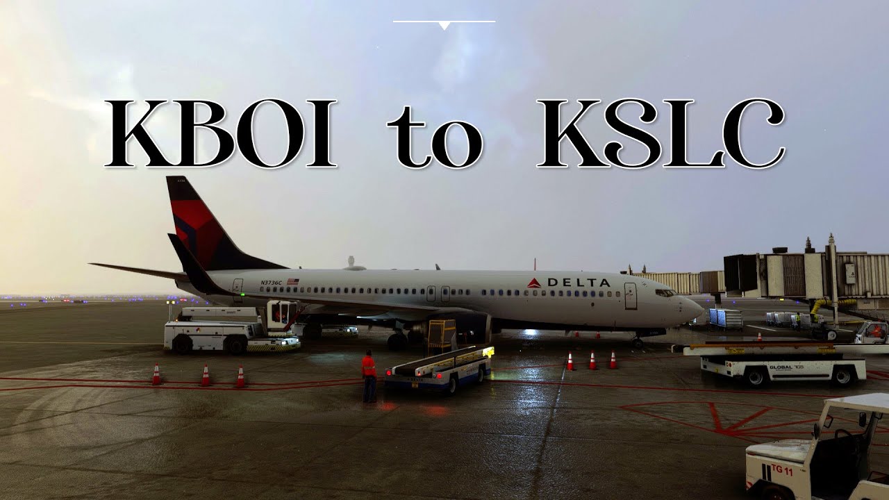 KBOI to KSLC Light Winter Conditions - YouTube