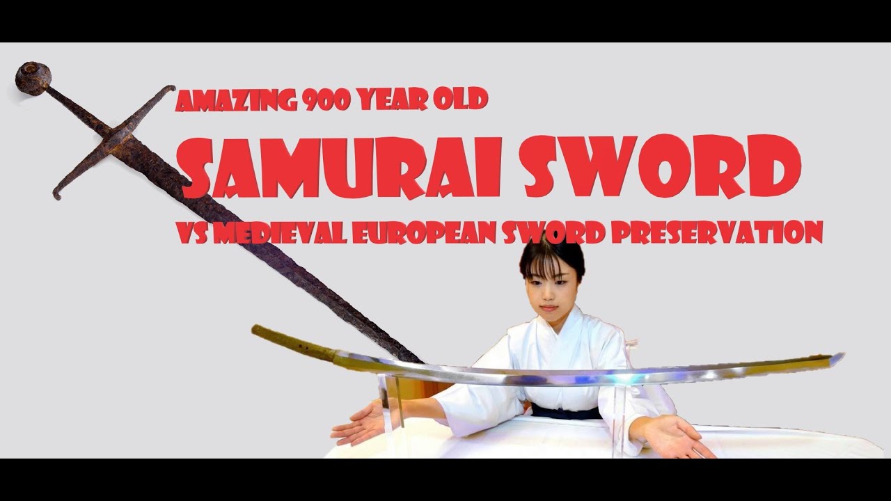 Amazing 900 YEAR OLD Japanese SWORD VS Medieval European Sword ...