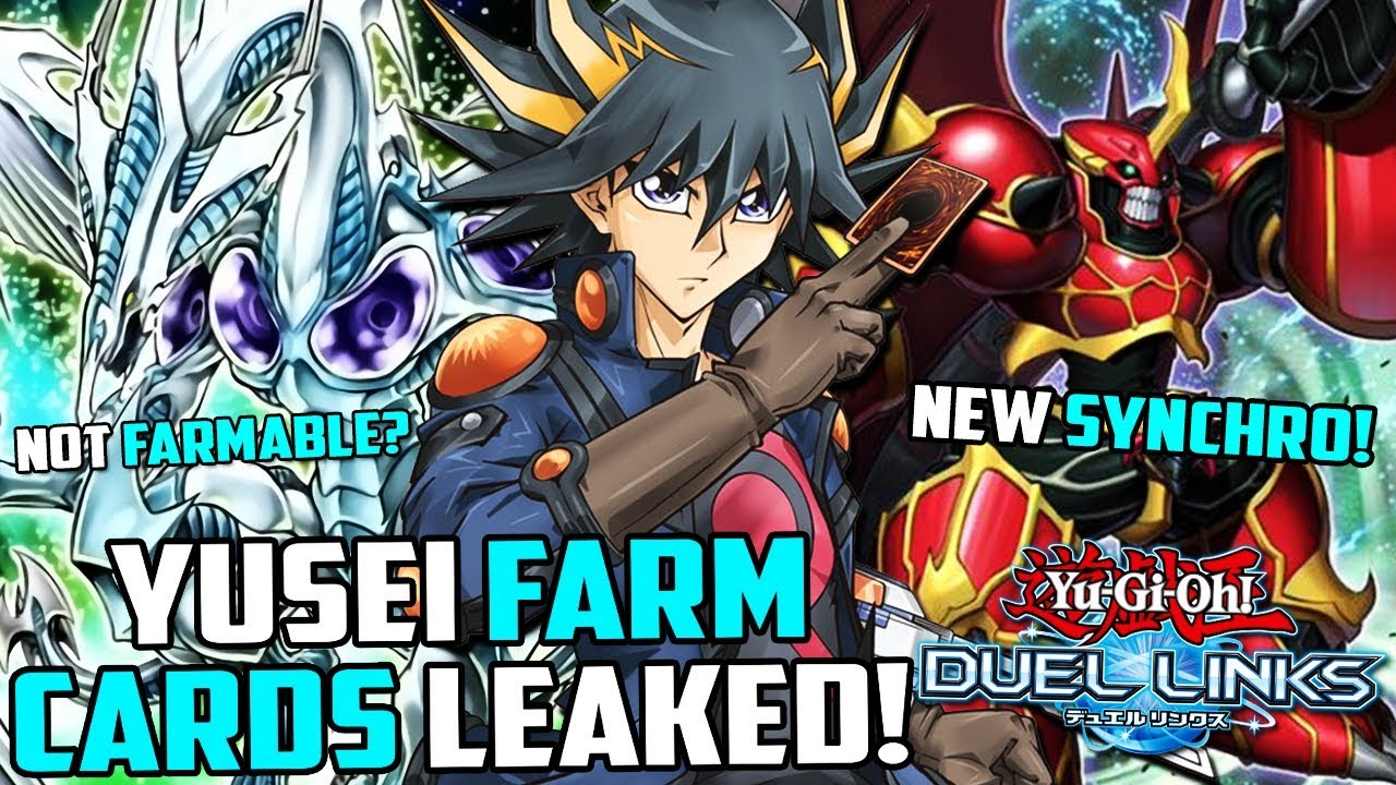 [Yu-Gi-Oh! Duel Links] YUSEI FUDO FARMABLE CARDS LEAKED! JUNK BERSERKER ...