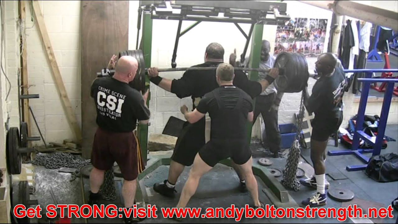 Andy Bolton Squat And Deadlift ,GripTraining 6th July 2011 - YouTube