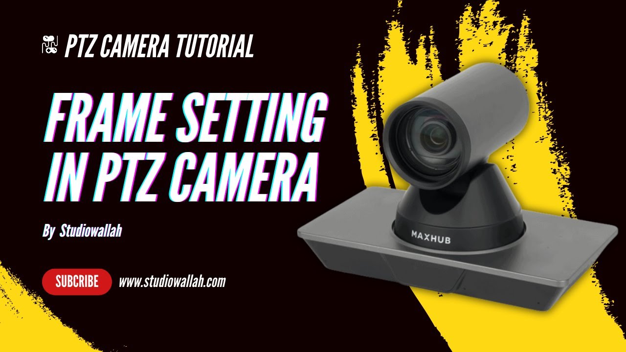 PTZ Camera mein Frames Kaise Set Kare | PTZ Camera Tutorial by ...