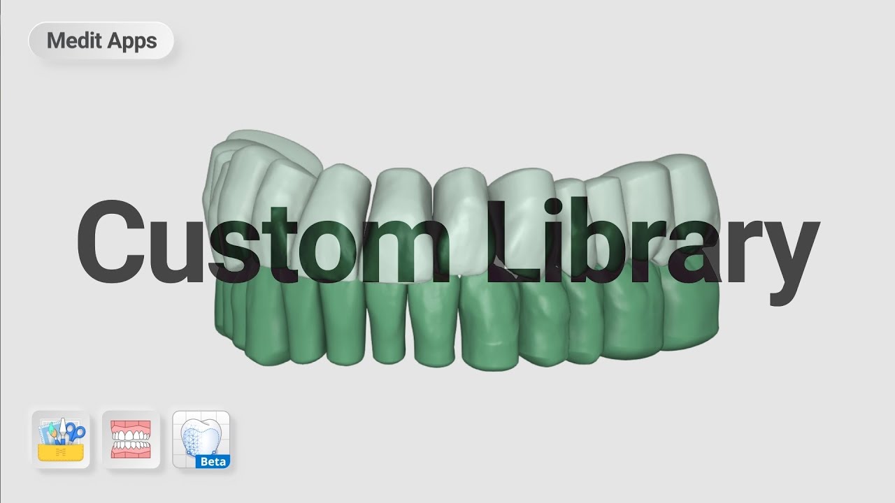How to import and use the 'Custom teeth library' - YouTube