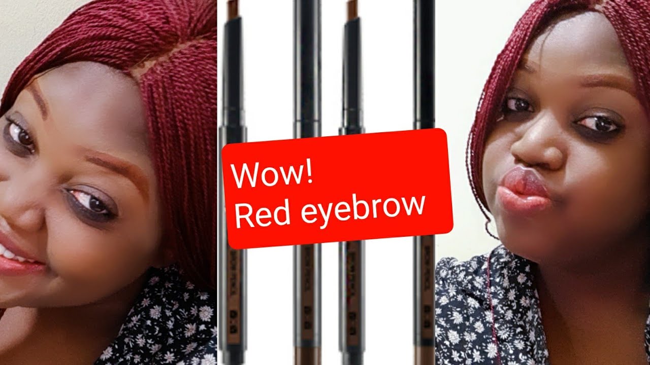 RED EYEBROW TUTORIAL/RED BROW NATURAL DUO! - YouTube