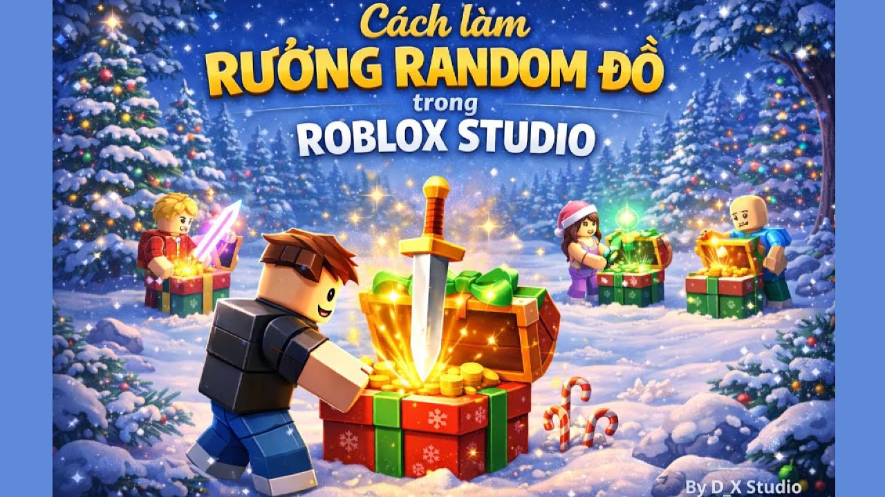 Cách làm rương random đồ trong roblox studio | How to make a random ...