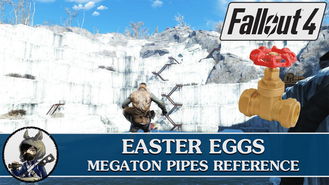 FALLOUT 4 Easter Eggs - Megaton Pipes Reference - YouTube