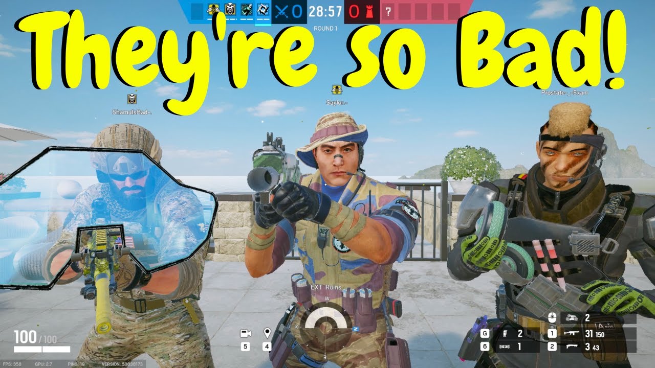 Using Bad Operators in Rainbow Six Siege - YouTube