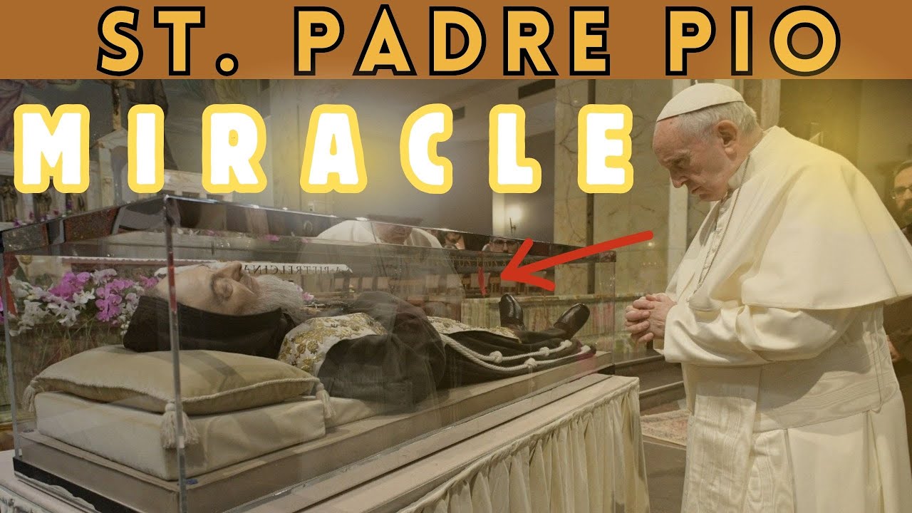 PADRE PIO'S THAT BROUGHT THOUSANDS OF MIRACLES - YouTube