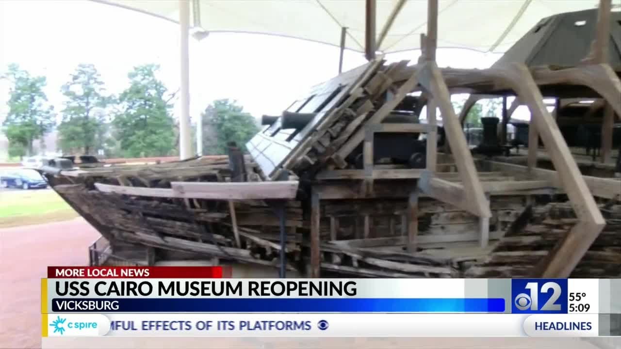 USS Cairo Museum set to reopen in Vicksburg - YouTube