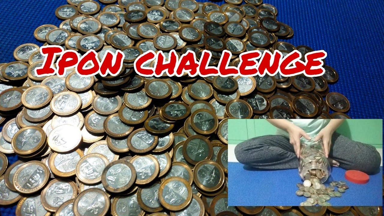 My 20 pesos coin ipon challenge|Magkano kaya naipon ko😁 - YouTube