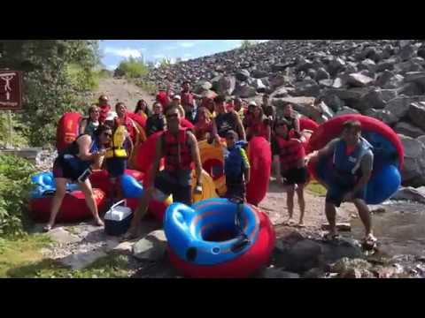 Pinawa Channel Float Fun - Manitoba Lazy River Tube - YouTube