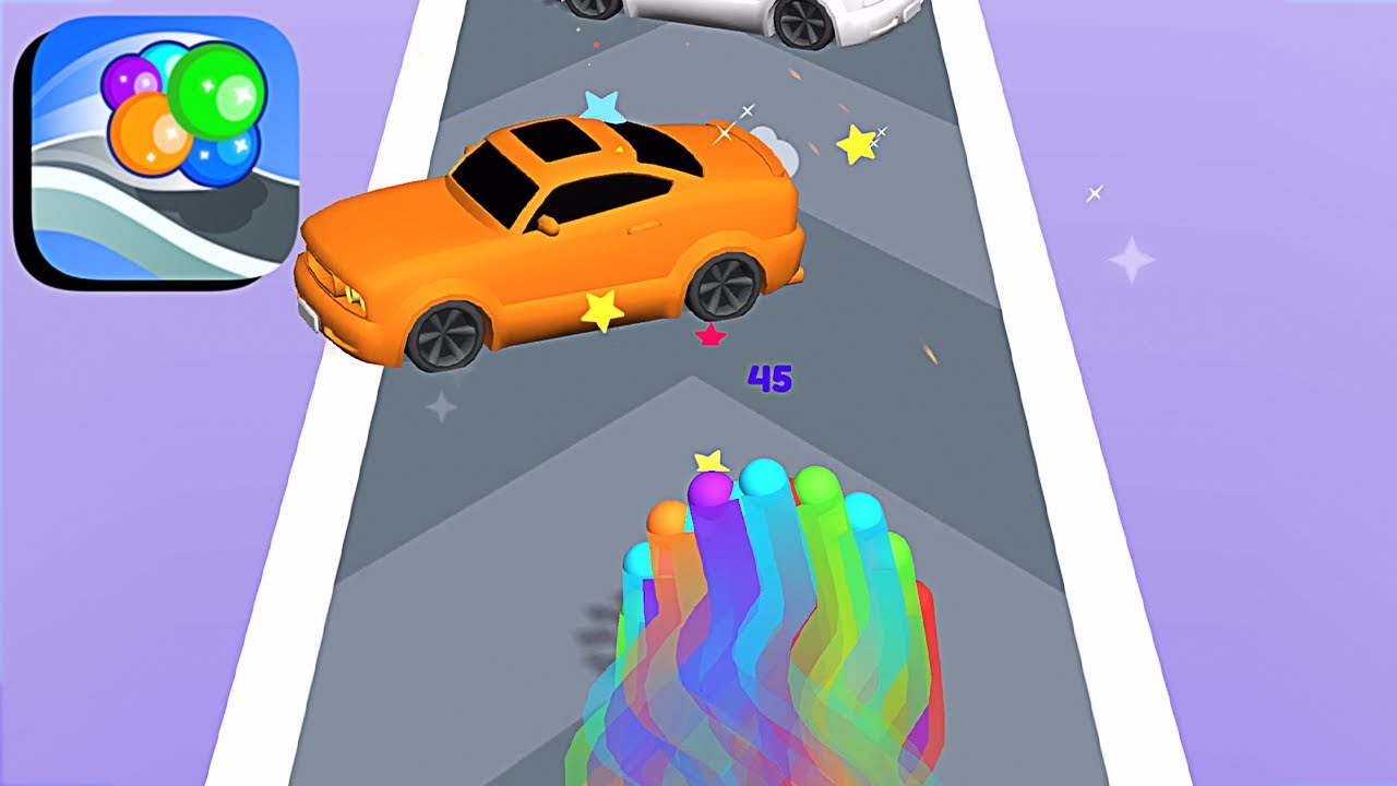 Paint Run - All Levels Gameplay Android,ios (Part 3) - YouTube