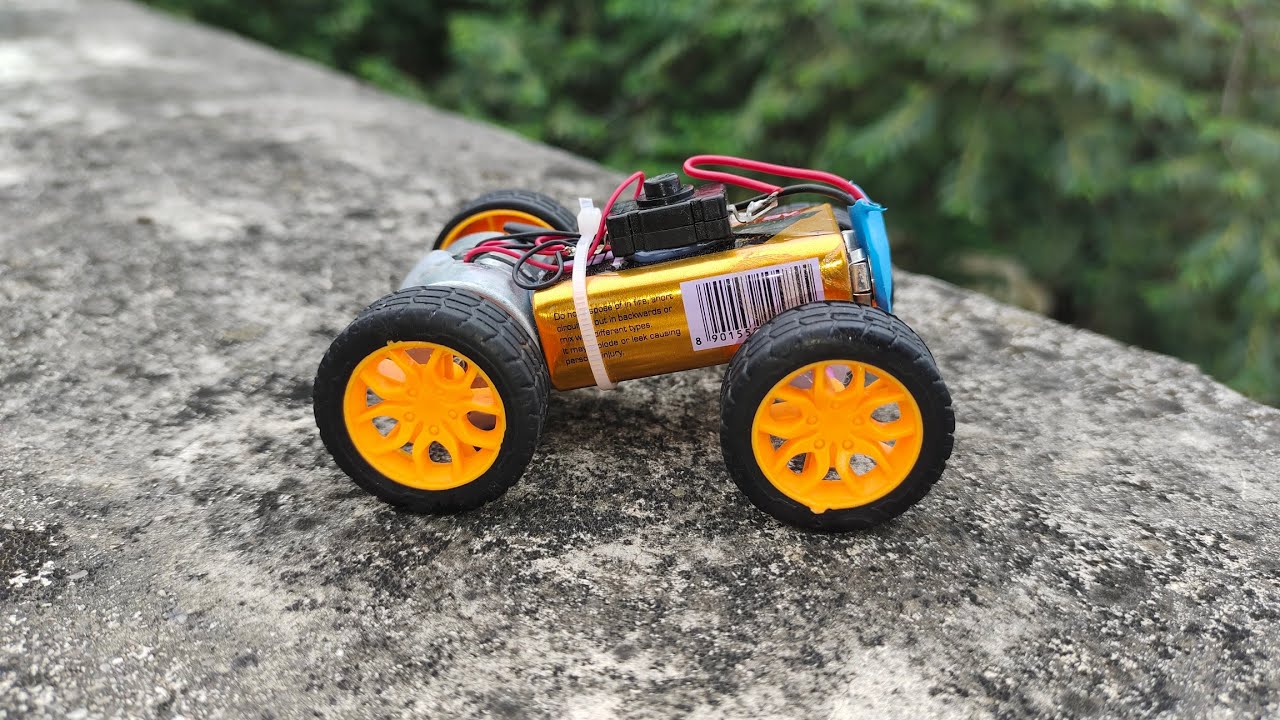 How to Make a Simple DC Motor Car at Home - Home Invention @ShivoRC ...