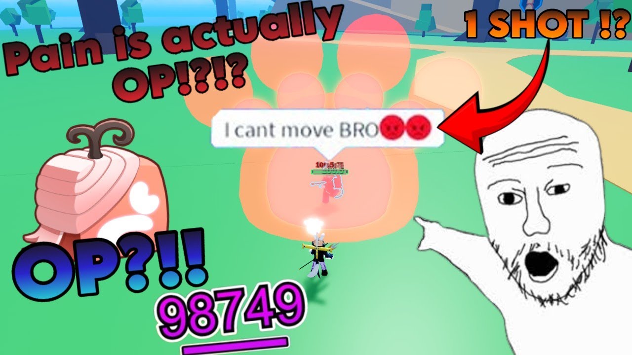 『Blox Fruits』Paw/Pain fruit is actually OP !?!? (bounty hunting + combo ...