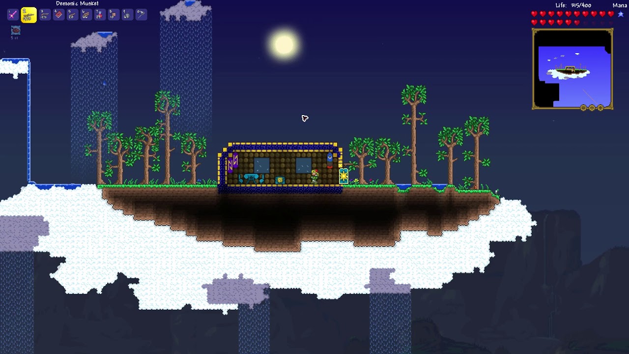 How to get Sky Mill item - Terraria - YouTube