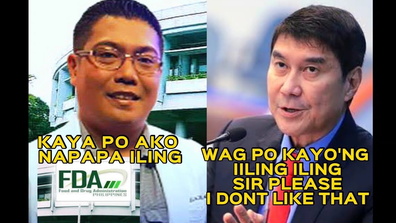 [FULL VIDEO] sen. Raffy Tulfo SINABON ang director general ng FDA - YouTube