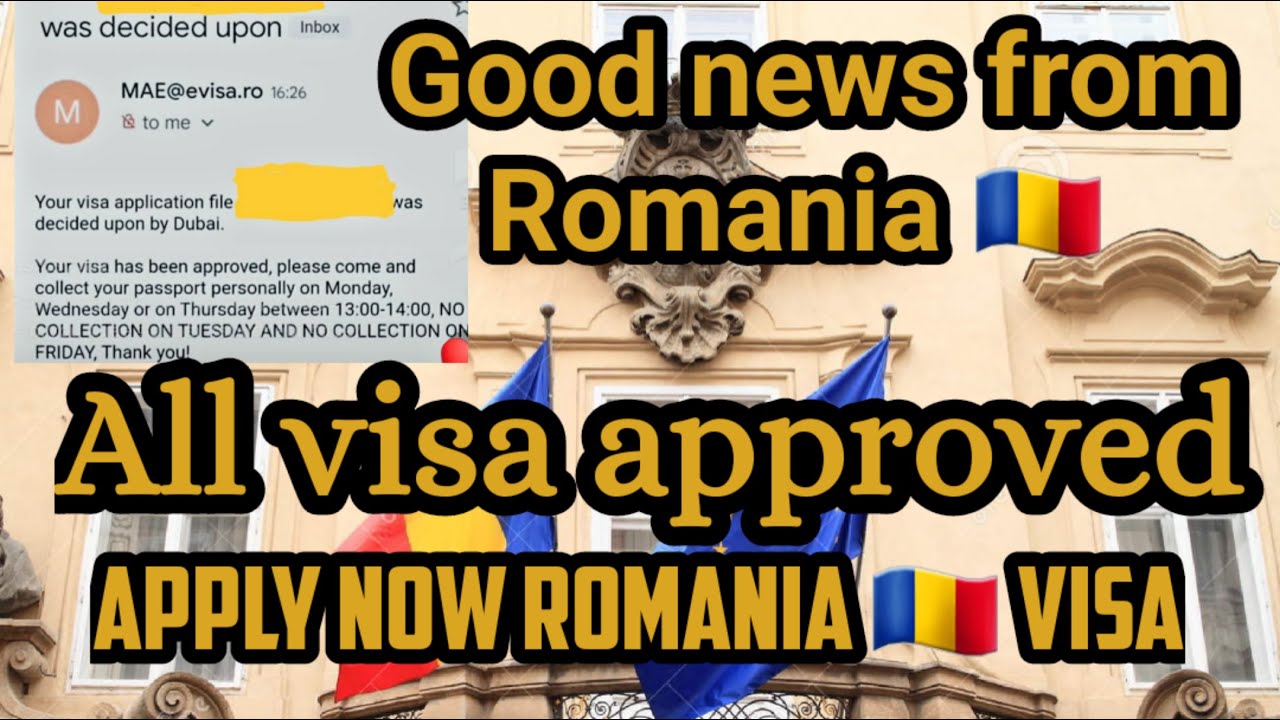 All visa Approved Best time to Apply Romania 🇷🇴 visa || Good news from ...