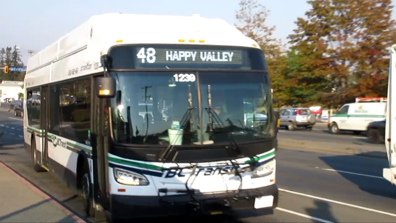 BC Transit 2022 New Flyer XN40 - 1239 - YouTube