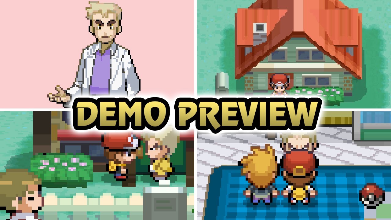 Pokémon Blaze Red - Preview Demo (Beginning) - YouTube