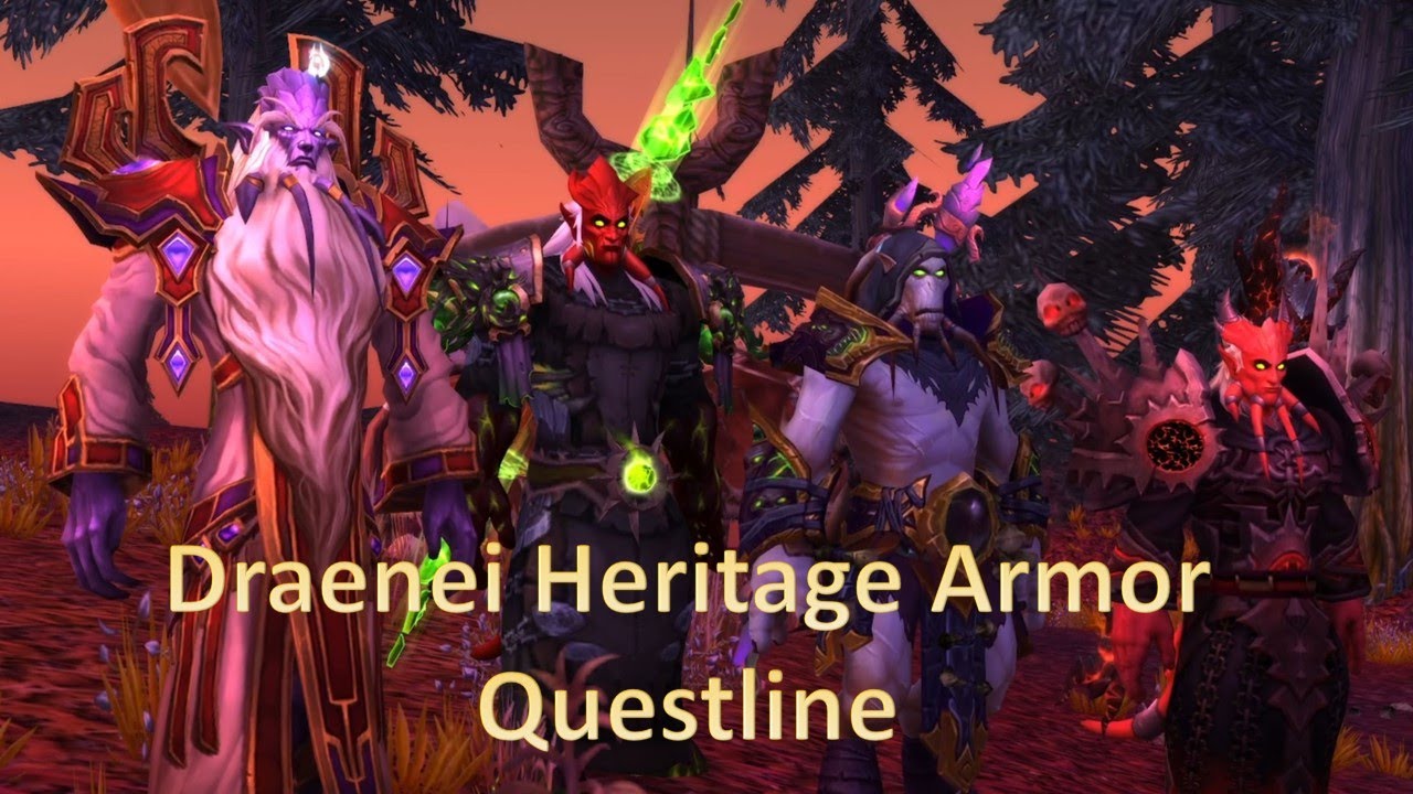 Draenei Heritage Armor Questline - World of Warcraft Dragonflight # ...