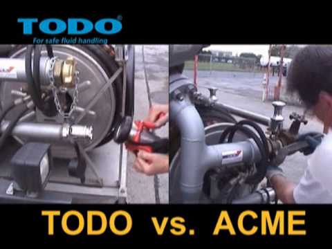 TODO Dry-Break couplings vs. Acme - YouTube
