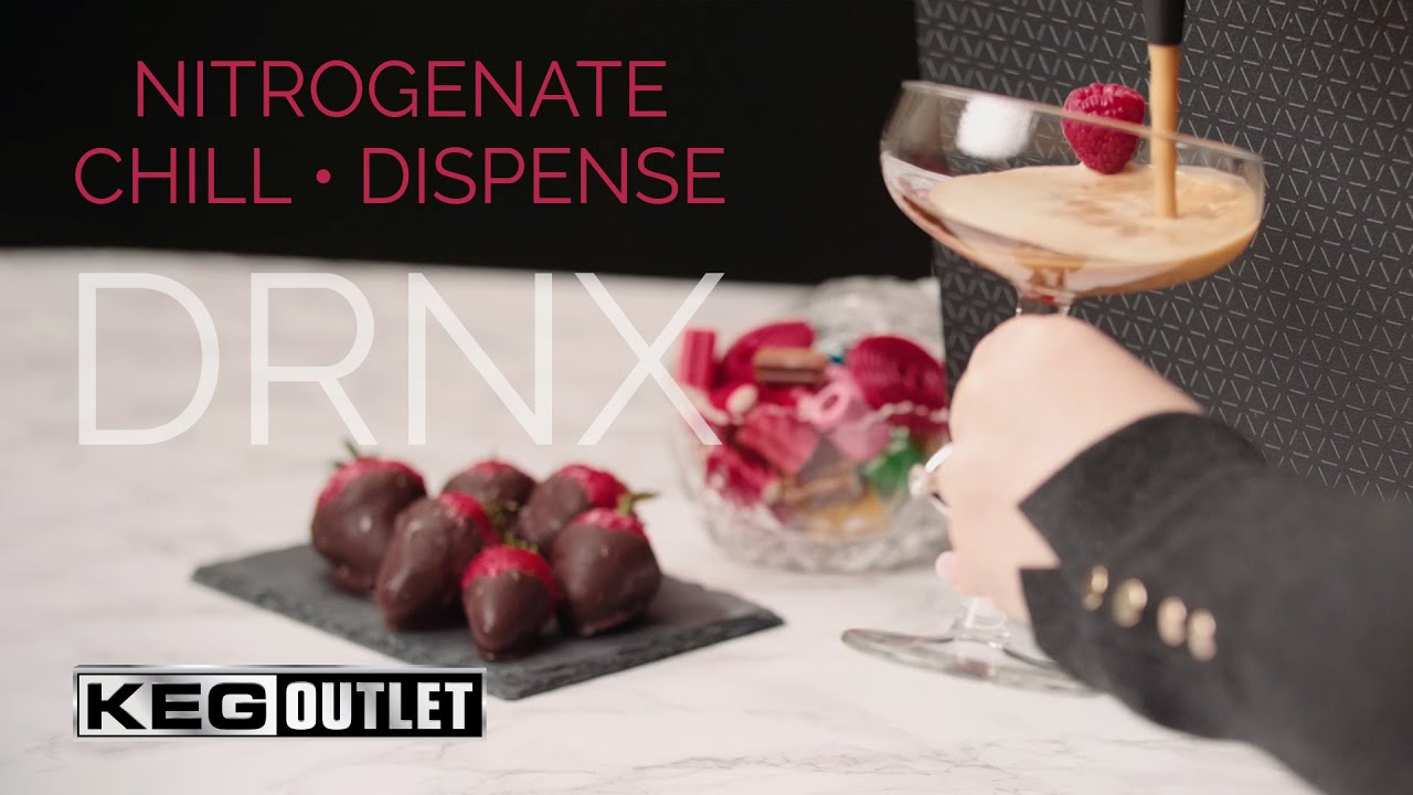 Brood DRNX LUX Single Tap Nitro Beverage Chiller & Dispenser - YouTube