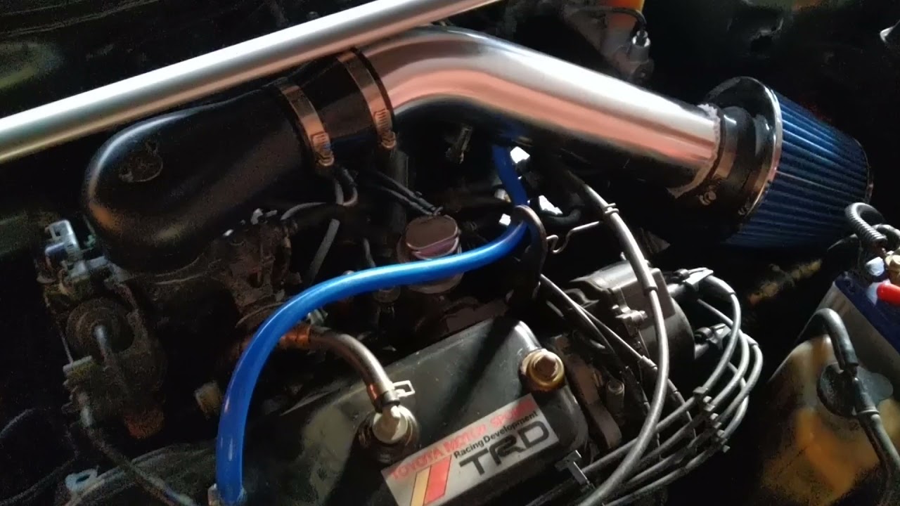 Toyota Corolla 2E 93-97 Racing Filter Upgrade - YouTube