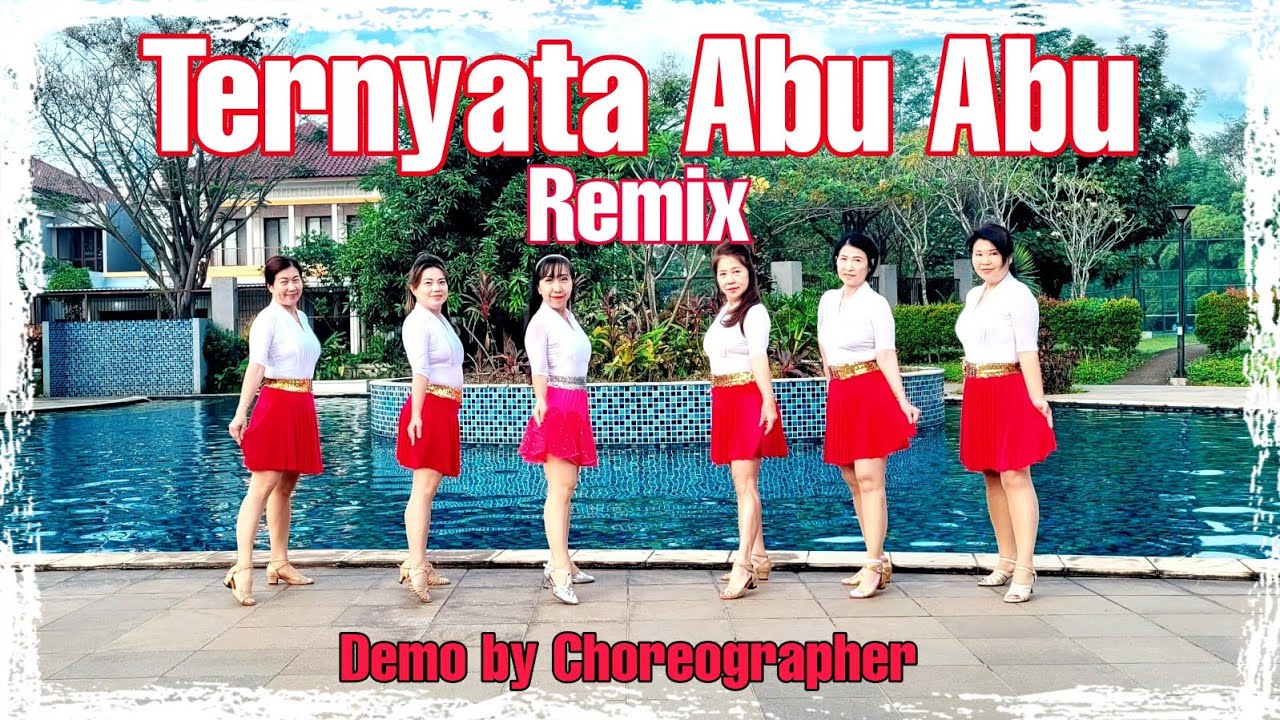TERNYATA ABU ABU REMIX Line Dance | Demo by Choreographer - YouTube